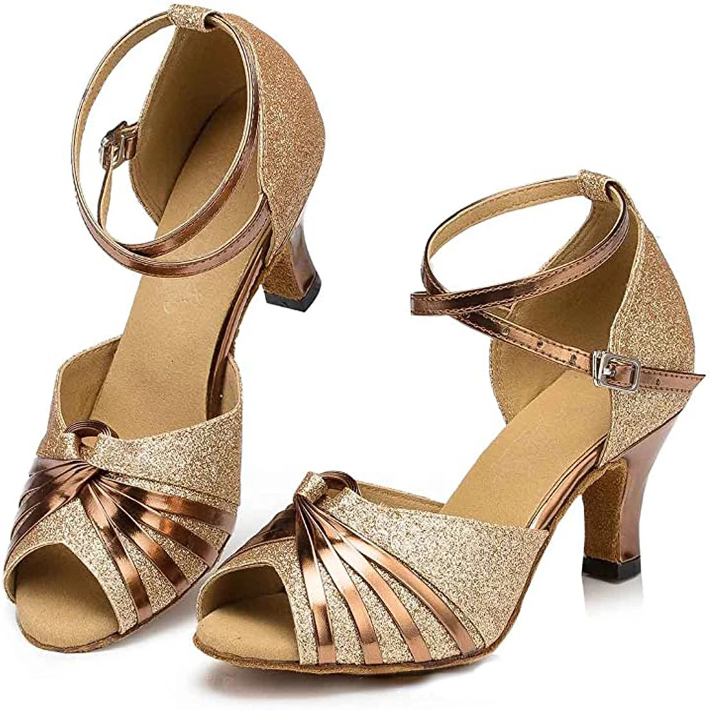 Woman-High-Heel-Tango-Ballroom-Latin-Dancing-Shoes-Wedding-Shoes-for ...
