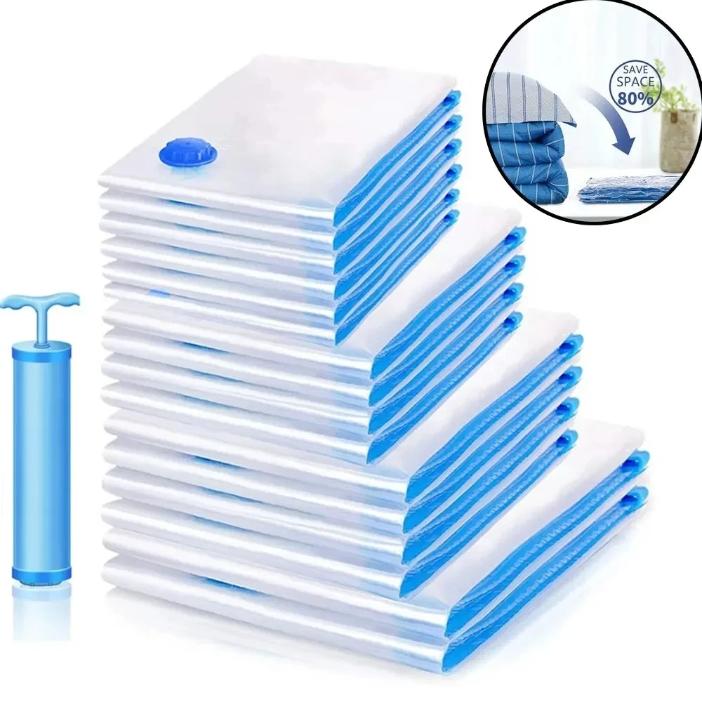 10-5-3PCS-Vacuum-Storage-Bags-with-Pump-Transparent-Folding-Compressed ...