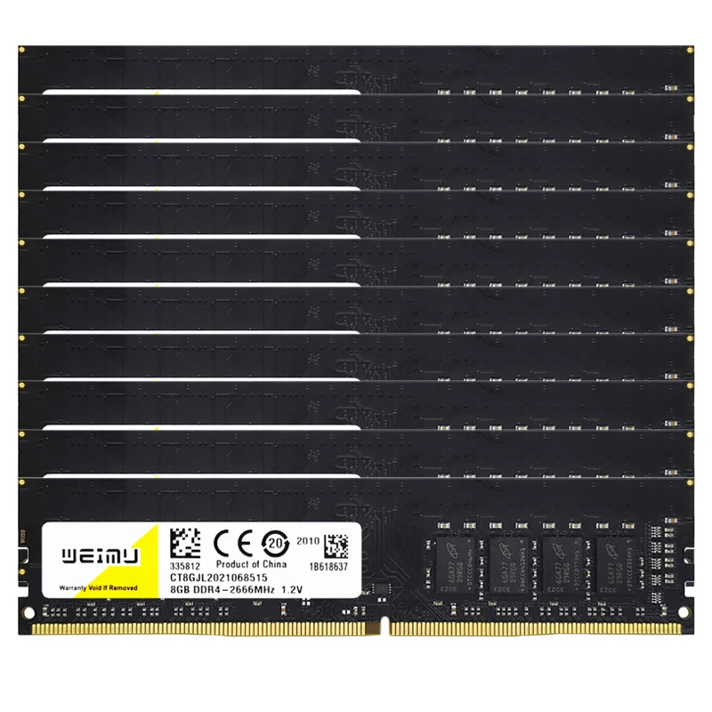 10PCS RAM 4GB 8GB 16GB DDR4 2133MHz 2400MHz 2666MHz 3200MHZ Desktop ...