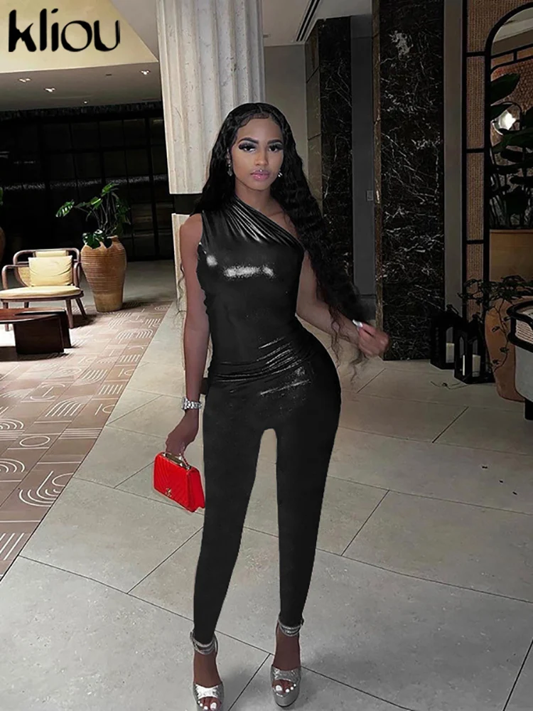 Kliou-Shiny-Hipster-Jumpsuits-Women-Sexy-Solid-Inclinded-Shoulder ...
