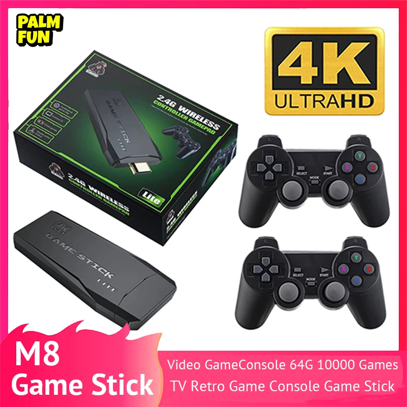 M8-Video-Game-Console-64G-Built-in-10000-Games-TV-Retro-Game-Console ...