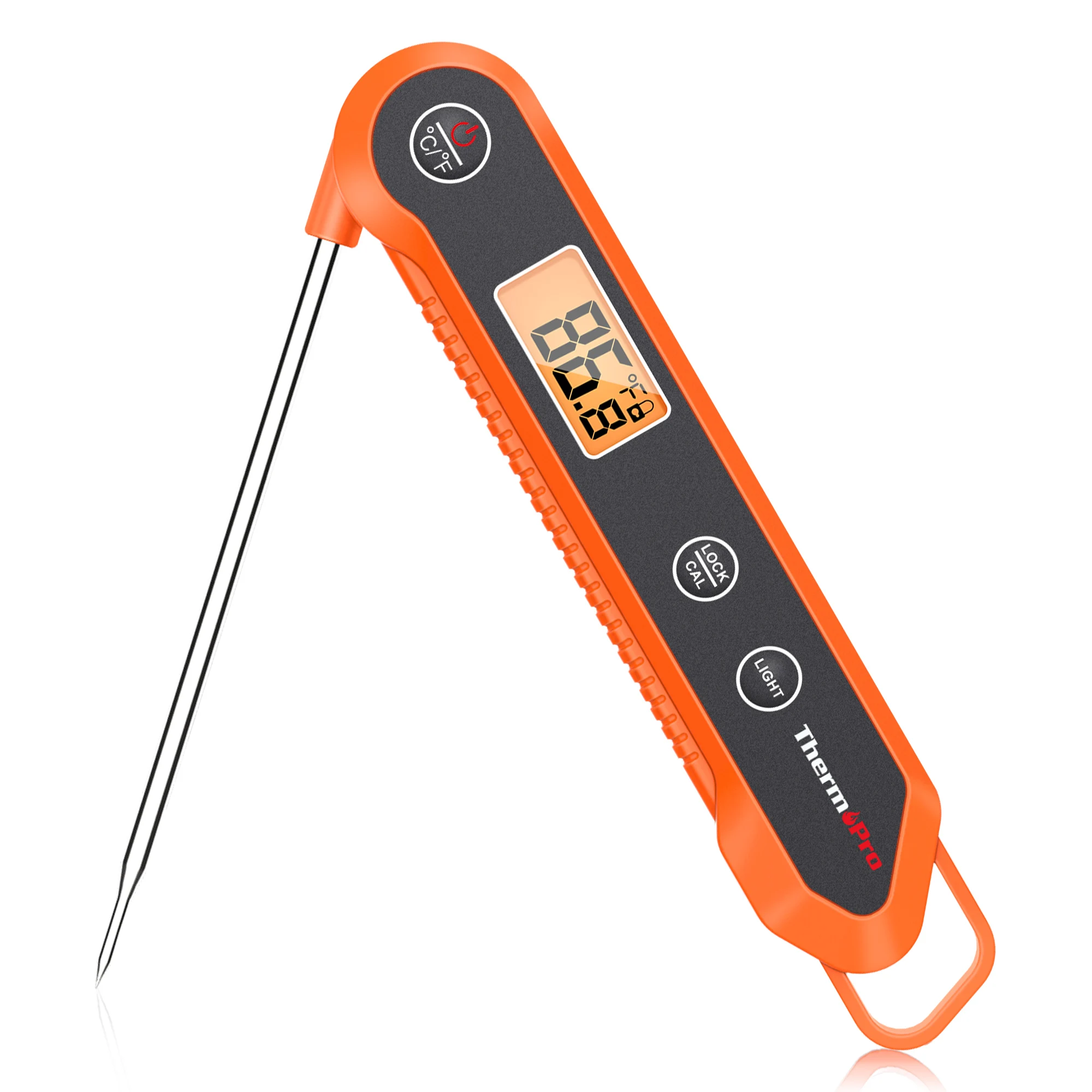 ThermoPro TP03H Digital Backlit Instant Read Meat Thermometer for BBQ ...