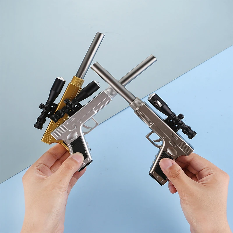 1Pcs-Creative-Gun-Shape-Gel-Pen-With-LED-Light-Office-Student-Gift ...