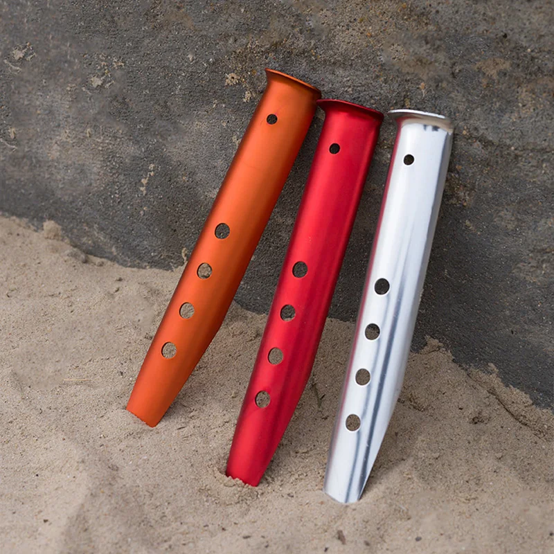 10pcs-31cm-Aluminum-Tent-Stakes-U-Shaped-Tent-Nail-Snow-Peg-Sand-Pegs ...