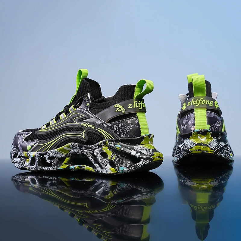 High-Street-Graffiti-Men-Sneakers-Women-Lightweight-Blade-Running-Shoes ...