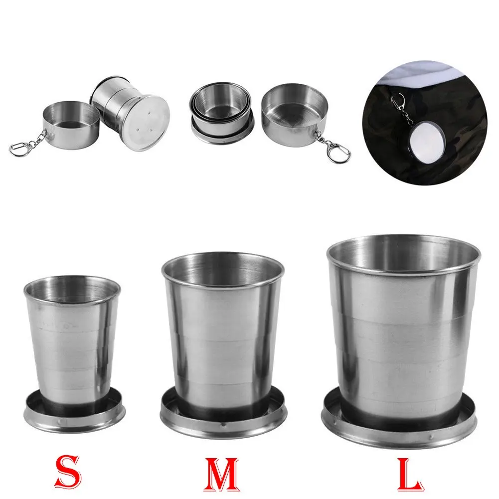 Food-Grade-Stainless-Steel-Telescopic-Cup-Travel-Portable-Outdoor ...