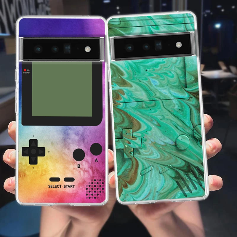 Gameboy Boy Game For Google Pixel 9 8 7 6 Pro Phone Case Soft For Pixel ...