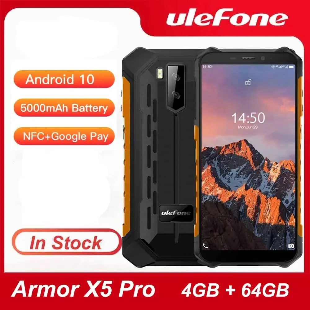 Ulefone-Armor-X5-Pro-Android-11-Rugged-Waterproof-Smartphone-4GB-64GB ...