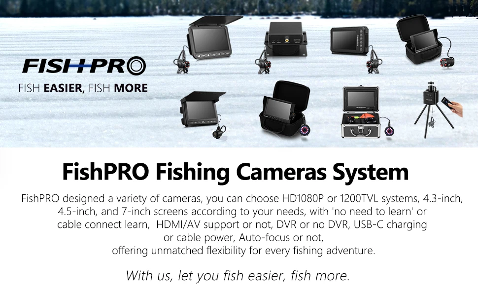 4,5-дюймовая камера для подводной рыбалки HD1080P-DVR 32 ГБ-камера для ...