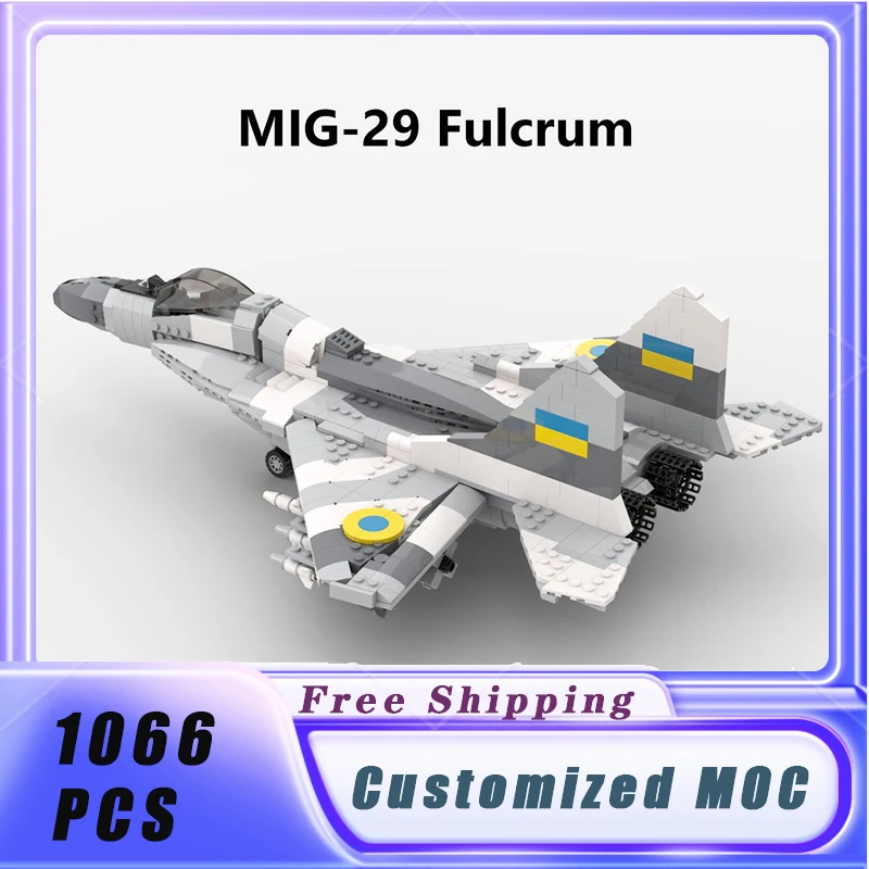Military-Equipment-MOC-MiG-29-Fighter-Jet-Building-Blocks-Assemble ...