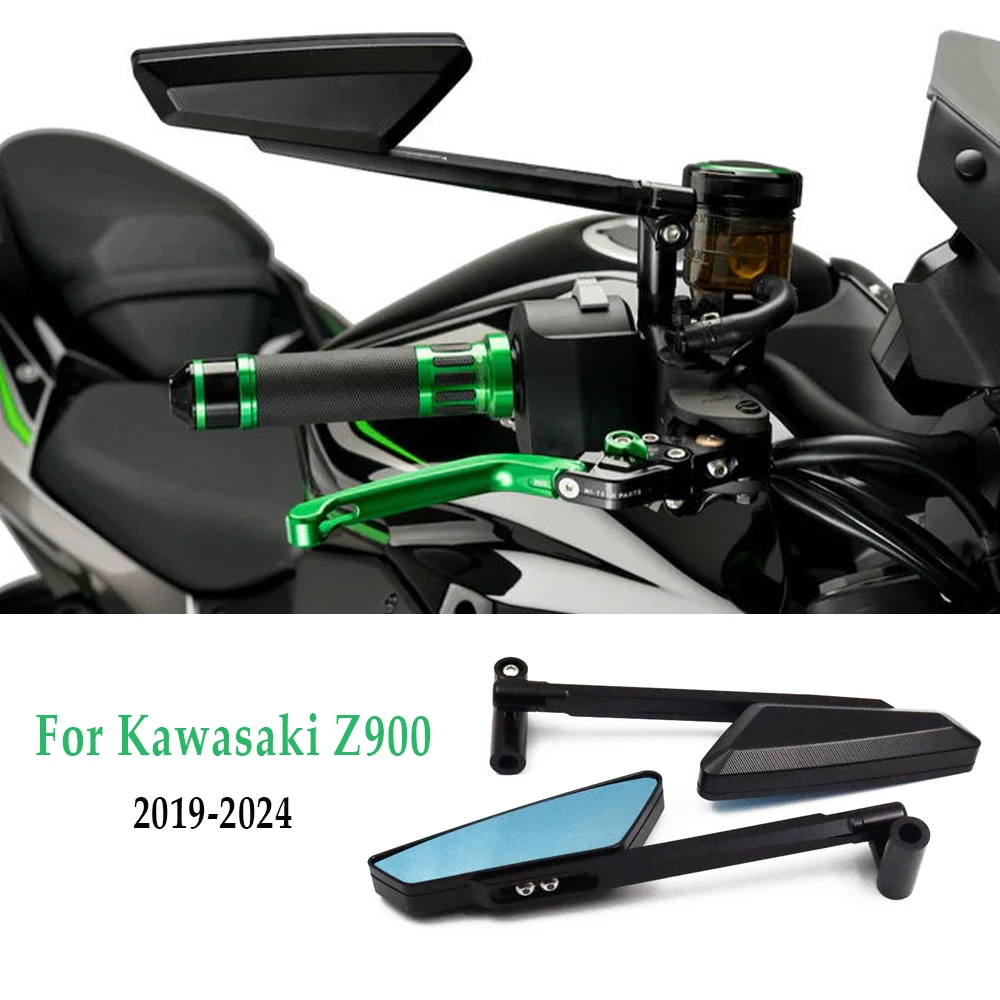 New-Motorcycle-Rearview-Mirror-For-Kawasaki-Z900-Adjustable-Super-Nude ...