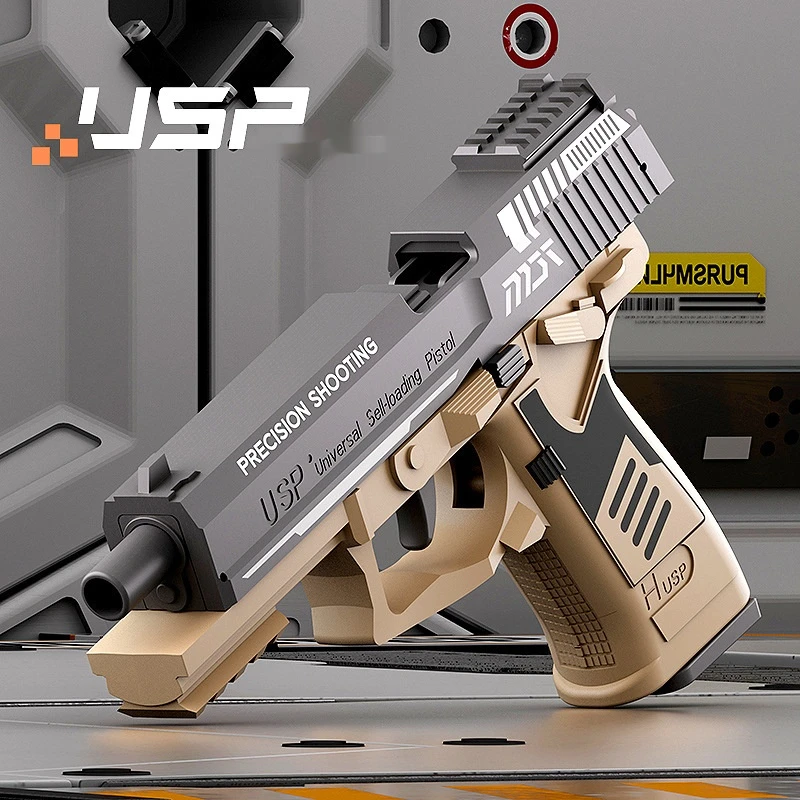 New-USP-Mechanical-Burst-Shell-Ejection-Soft-Bullet-Gun-40pcs-Warhead ...