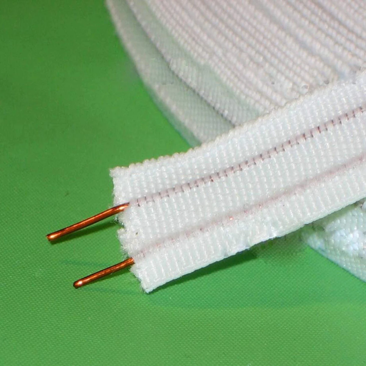 50 Yards/roll Polyester Sewing Boning wrap copper wire collar bone ...