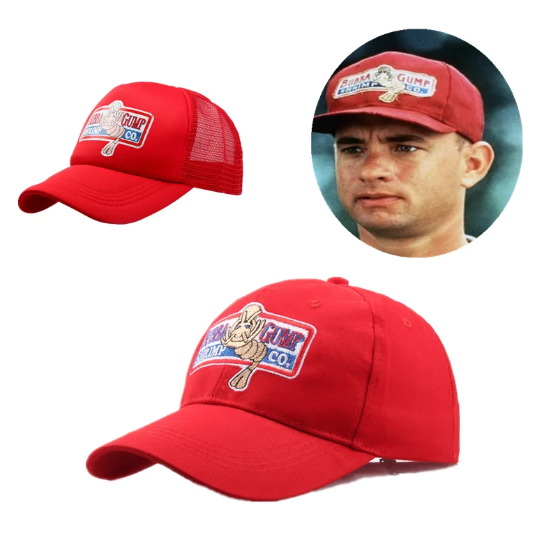 Adulto-Forrest-Bubba-Gump-Red-Cap-gambero-CO-Cappello-da-Baseball ...
