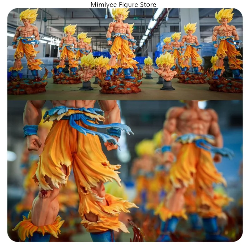 Dragon Ball First Super Saiyan Goku Pose de pie figura de Anime modelo ...