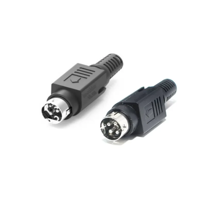 1PCS DIN 3/4/6/8/9/10Pin Male DC Power Plug 3/4P Dual Power Supply S ...