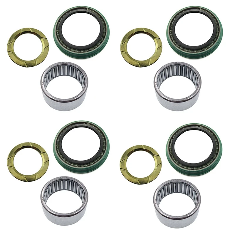 4X-Knuckle-Bearing-Spacer-Oil-Seal-Set-For-Mitsubishi-Pajero-Montero ...