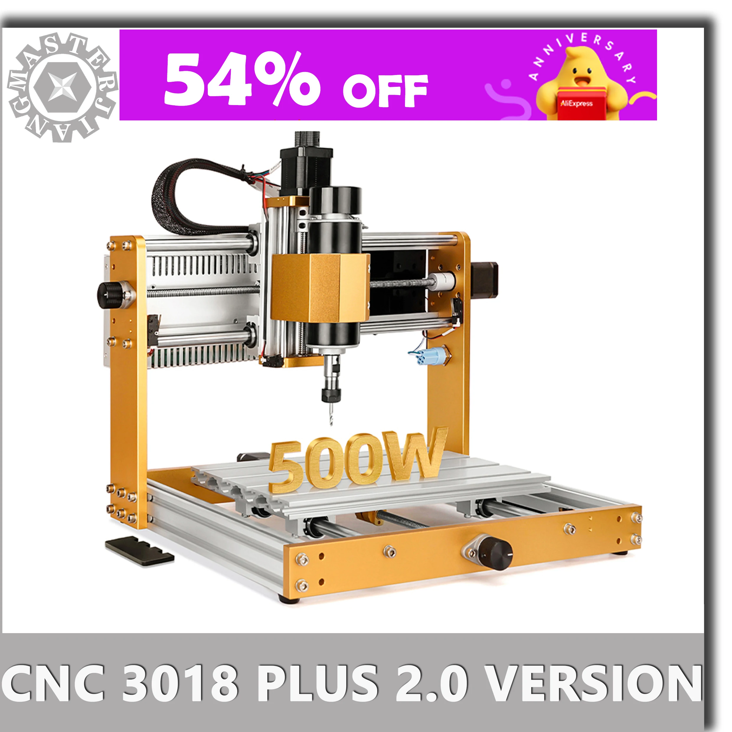 CNC-3018-Plus-V2-0-Frame-Kit-Wood-Router-NEMA17-Stepper-Motor-Offline ...