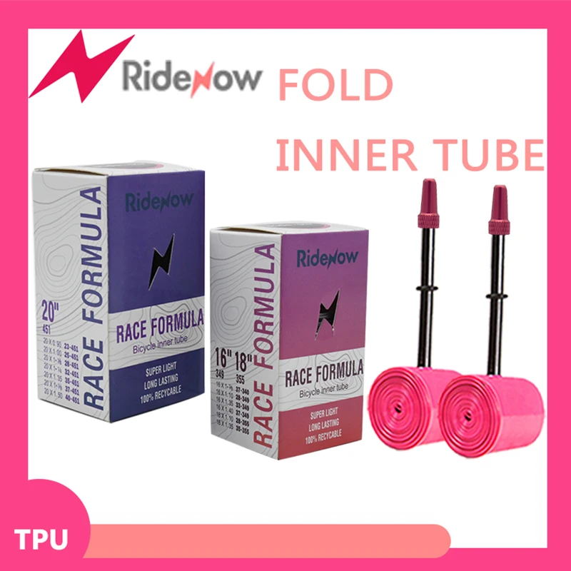 Ultraligh RideNow TPU Bike Inner Tube16*1.3/8 1.1 1.35 1.40 Folding Bike Inner Tube Road Bicycle ...
