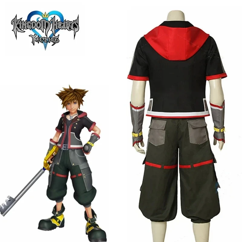 Anime-Game-Kingdom-Hearts-III-Sora-Cosplay-Costume-Outfit-Uniform-Full ...