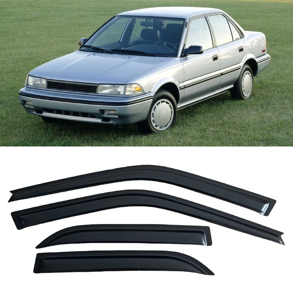 Window Visor for TOYOTA COROLLA E90 1988 1989 1990 1991 1992 Wind ...