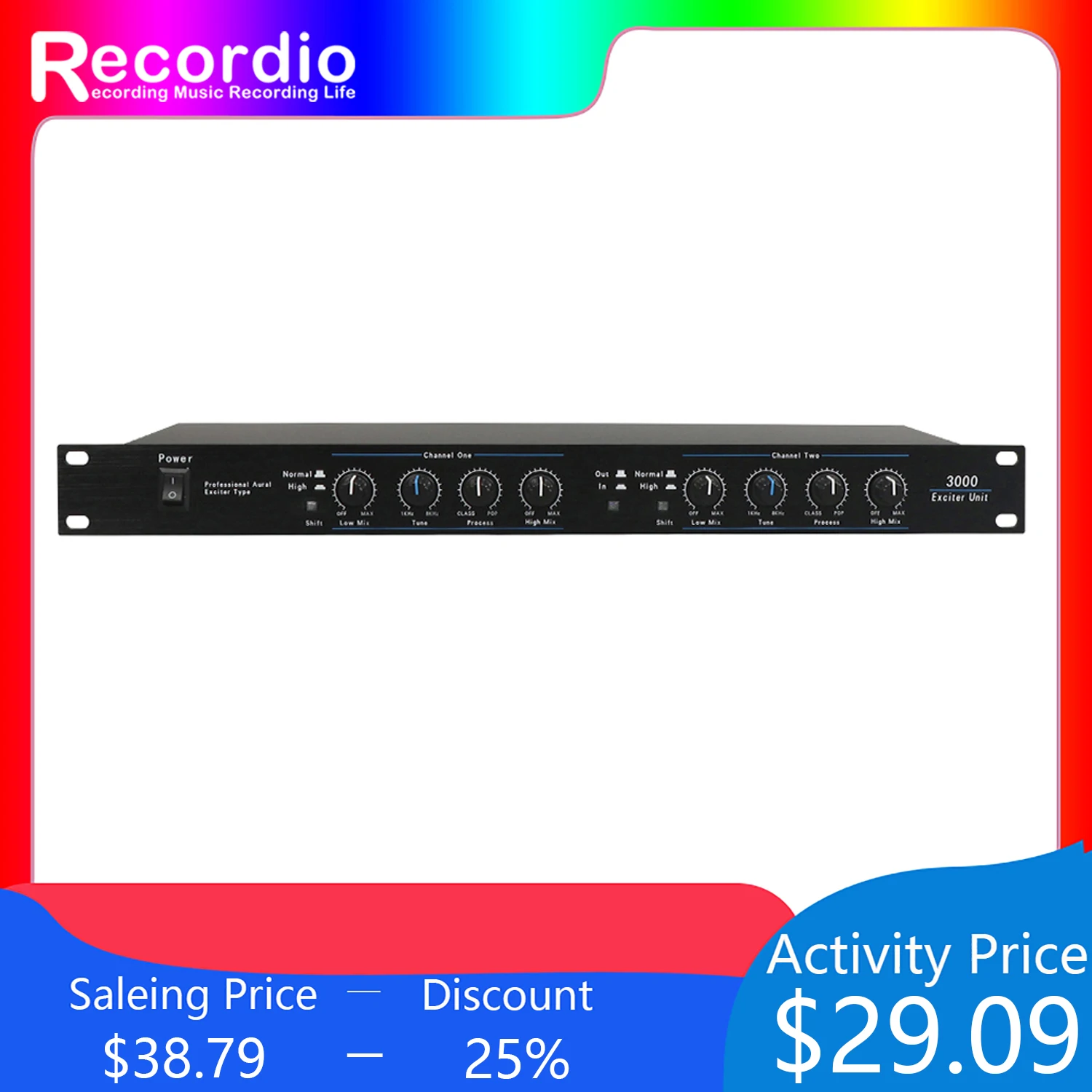 GAX-3000 Sound Audio Exciter Processor speaker management Professional ...