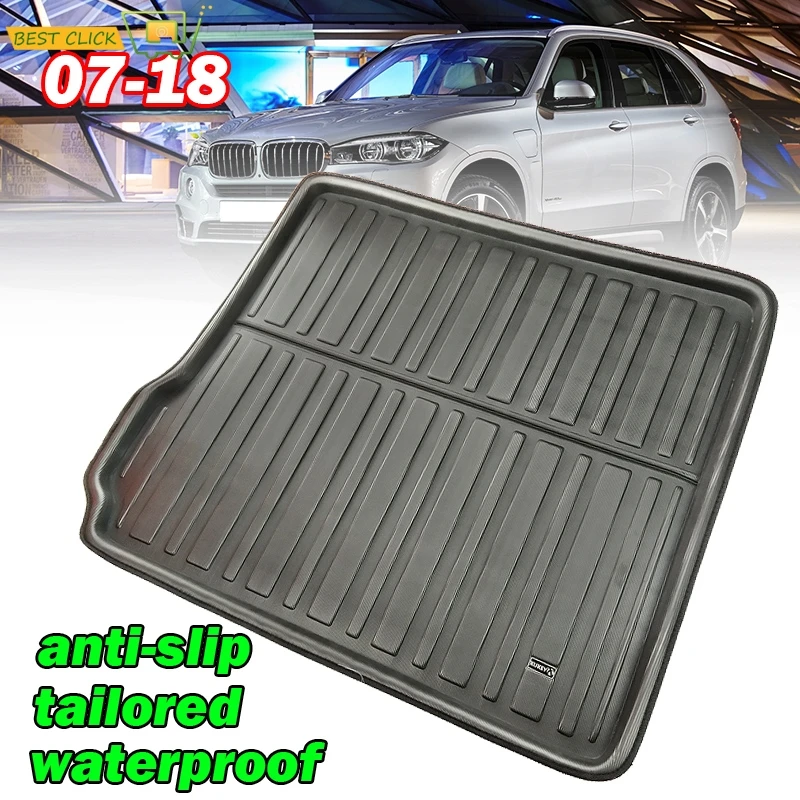 For BMW X5 E70 F15 2007-2018 5-Seats Rear Trunk Mat Cargo Tray Boot ...