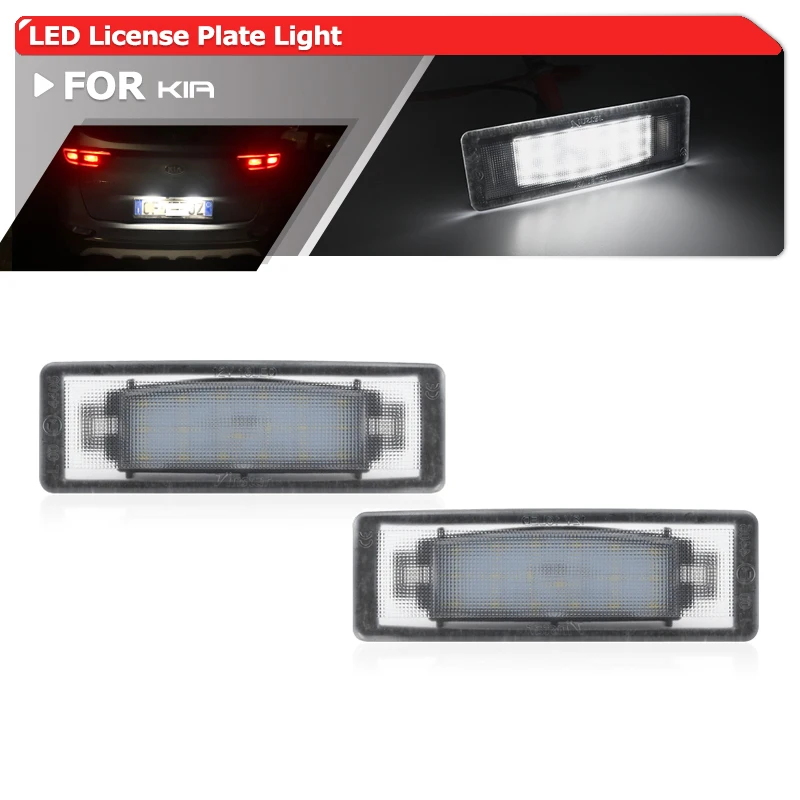 Fits For Kia Sportage 2017 2018 2019 2020 Smd Led License Plate Lights ...