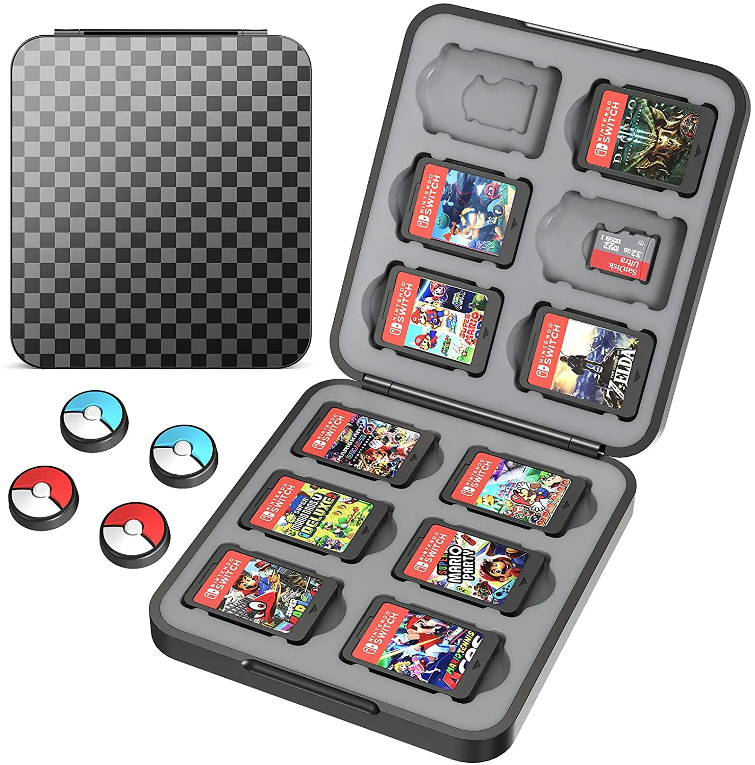 HEYSTOP Game Card Case For Nintendo Switch Games,Protective Shell ...