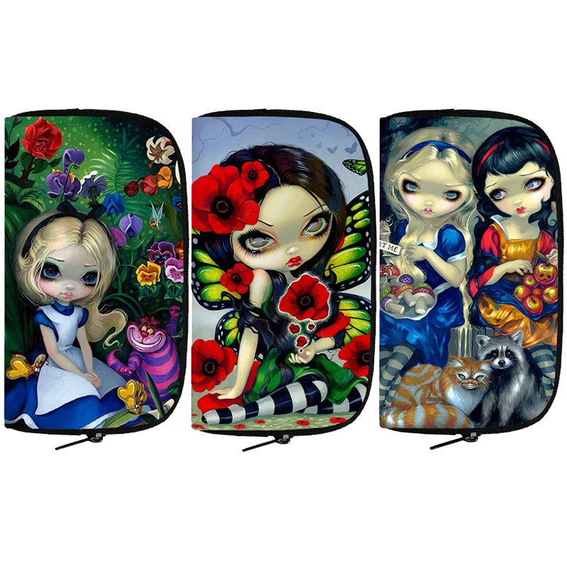 Wallet Cats Women | Card Money Bag | Gothic Wallet | Gothic Purse ...