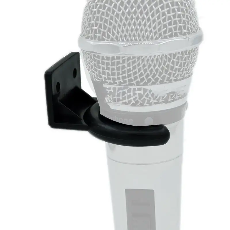 Microphone-Wall-Mount-Universal-Black-Wall-Mounted-Mic-Holder-Mic-Stand ...
