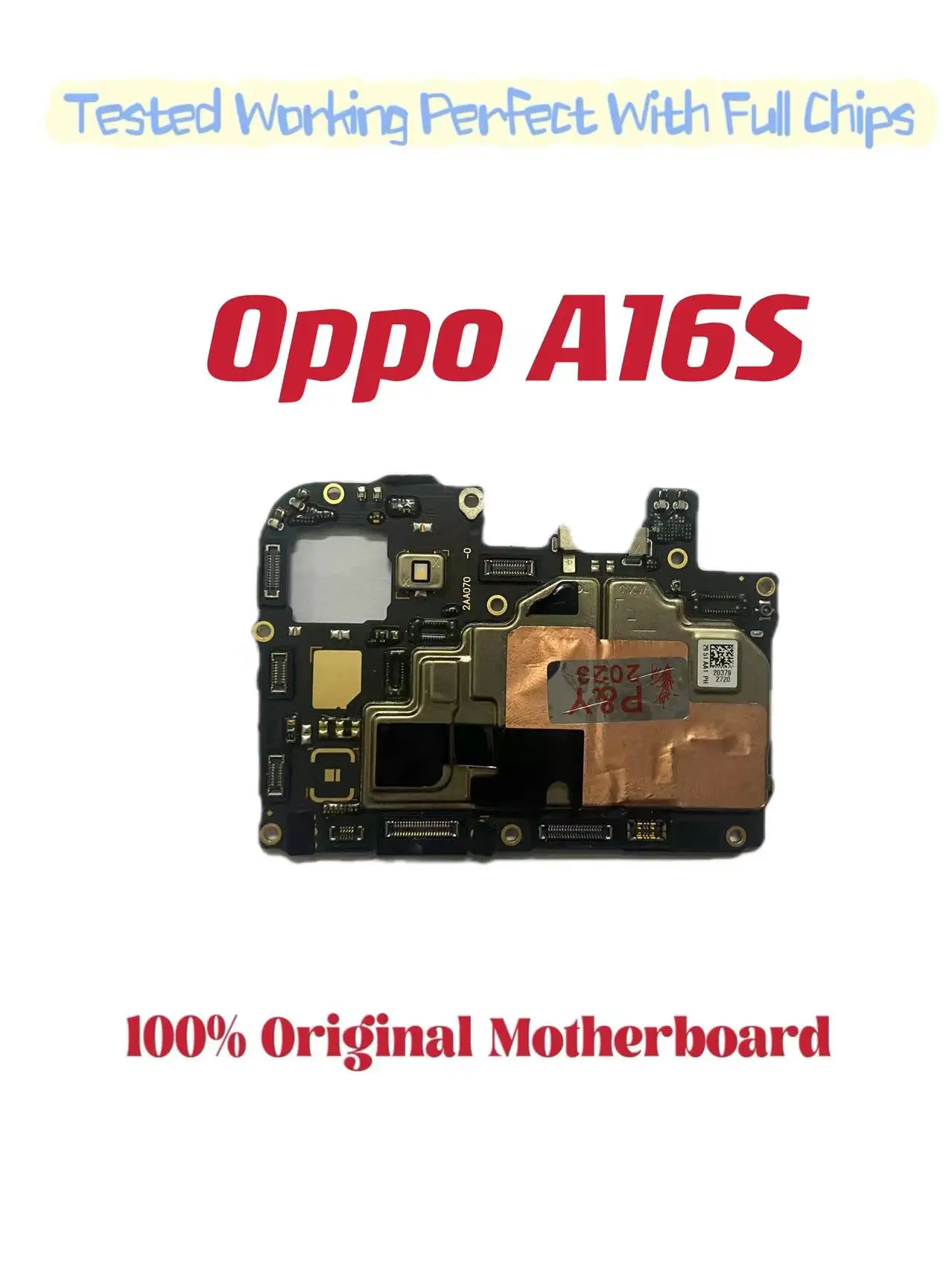 Original Unlocked Main Board for OPPO A16S, Mainboard Motherboard with ...