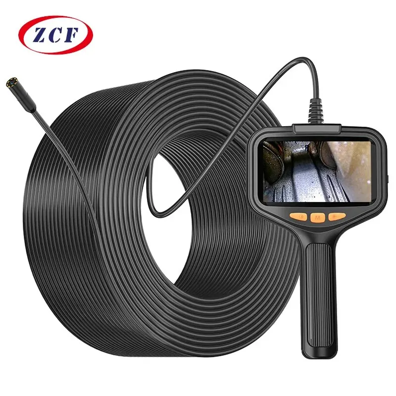 Handheld-Endoscope-Camera-4-3-Screen-2-100Meter-Rigid-Cable-HD1080P ...