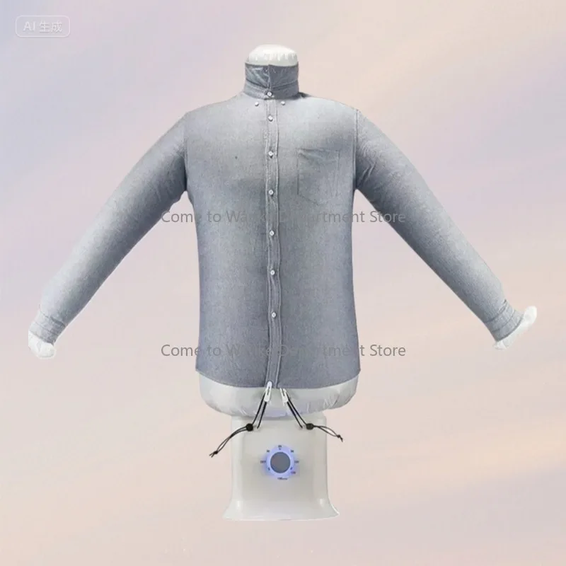 Portable Cordless Shirt Ironing Machine – Hot Air Ironer + Clothes ...