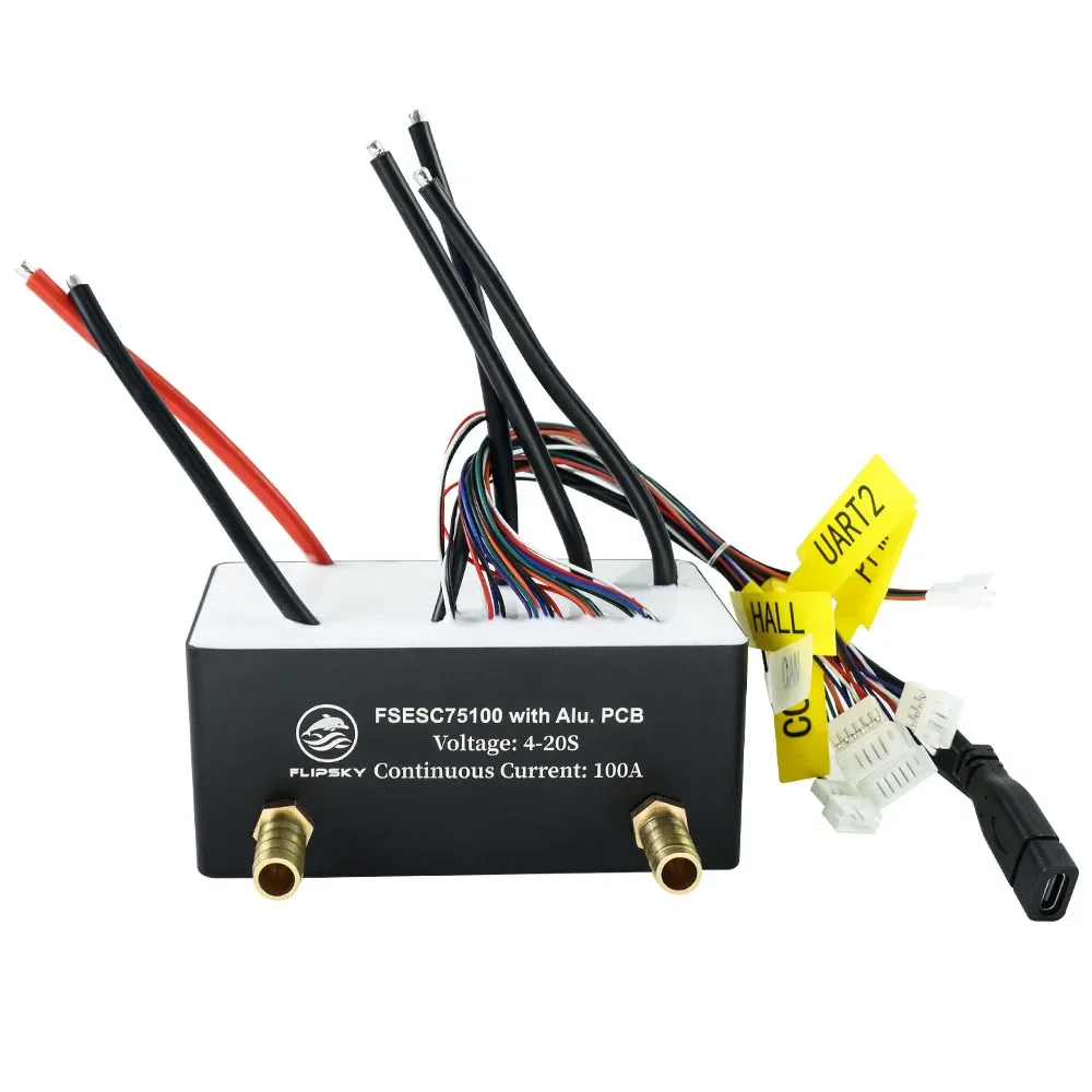 For-Brushless-ESC-Flipsky-75100-with-Water-Cooling-Enclosure-84V ...