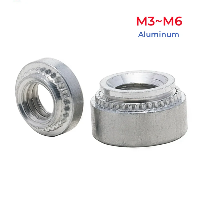 Aluminum Pressure Riveting Nut CLA-M3 M4 M5 M6 Self Clinching Nut Swage ...