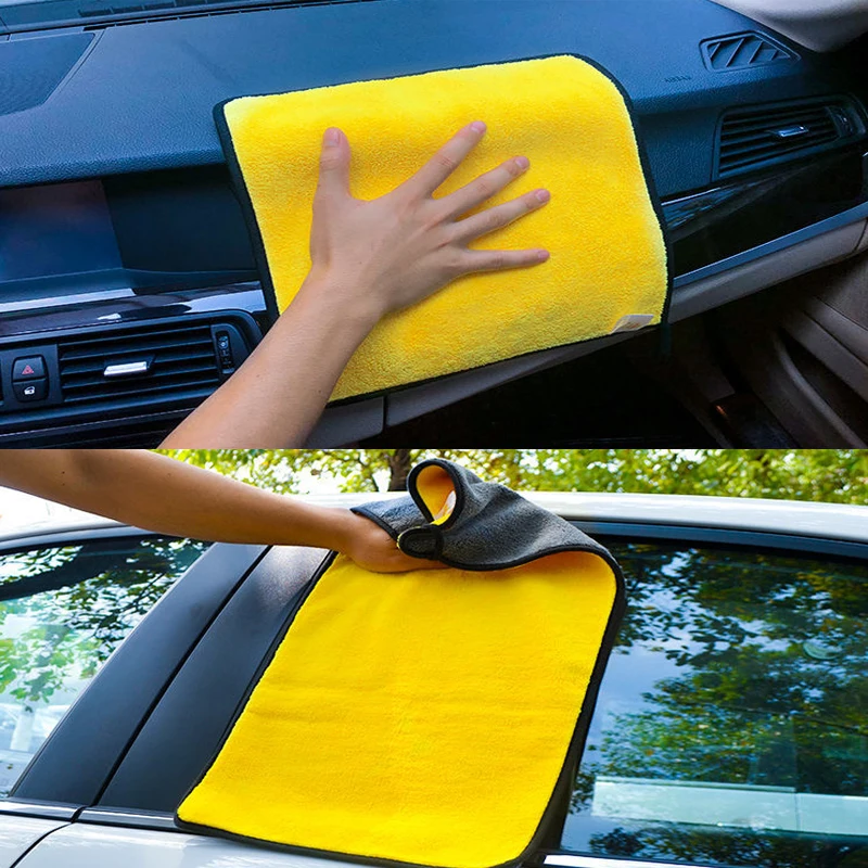 Ultra-Soft-Car-Wash-Microfiber-Towel-Car-Cleaning-Drying-Glove-Cloth ...
