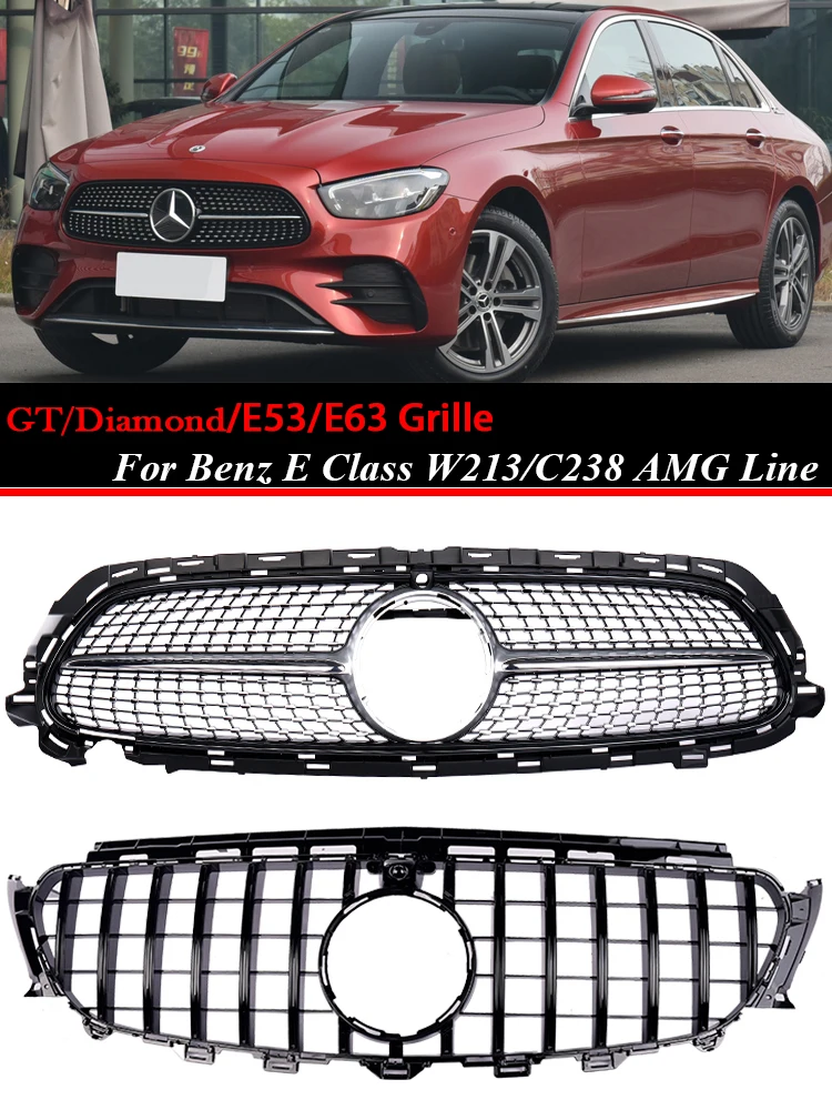 Front-Grille-For-Mercedes-Benz-E-Class-W213-C238-GT-Panamericana ...