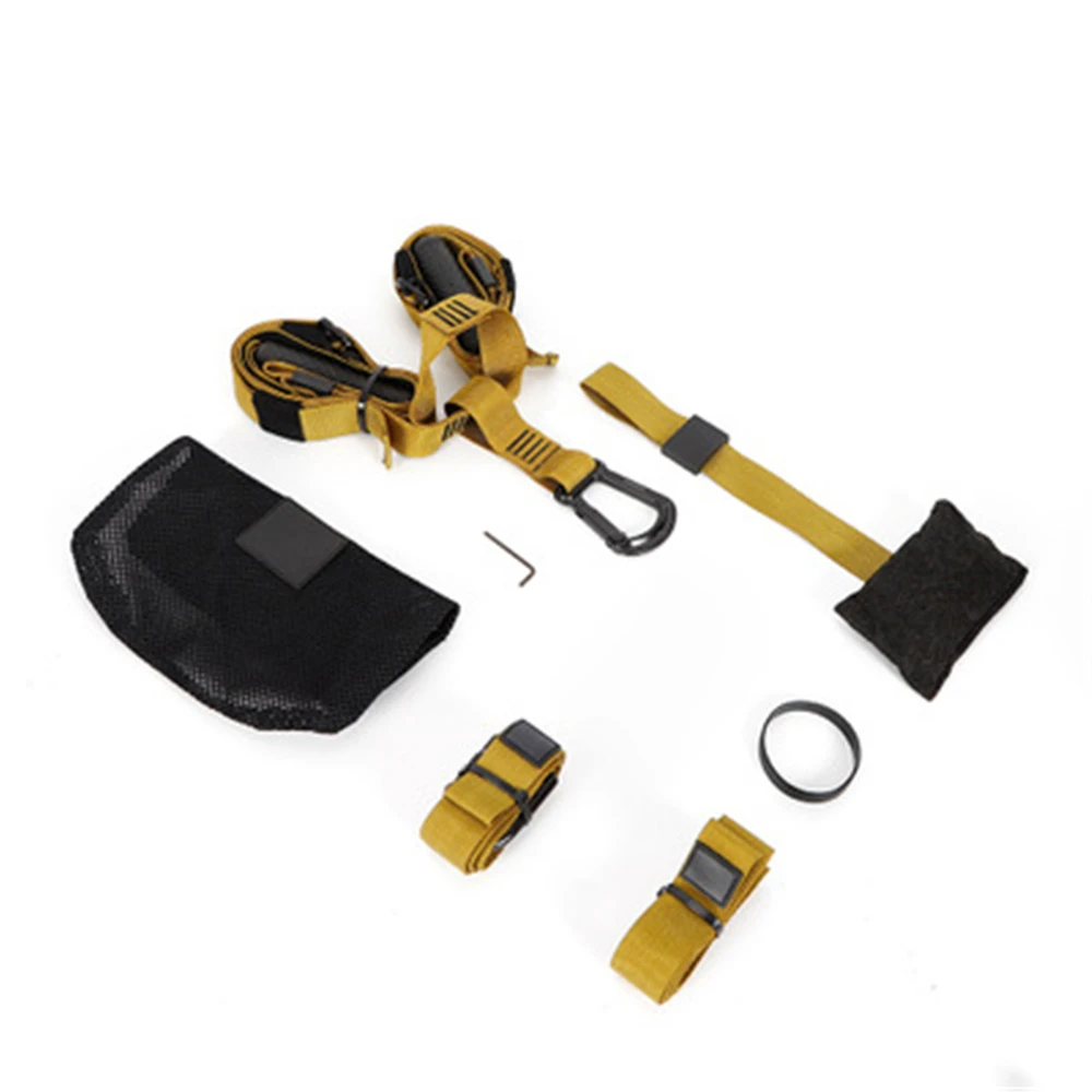 Resistance Bands Crossfit Suspension Exercise Adjustable Pull rope ...