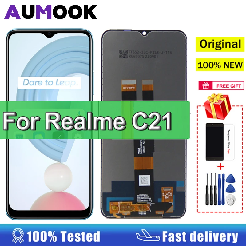 Original-Display-For-Oppo-Realme-C21-RMX3201-LCD-Display-Touch-Screen-Digitizer-Assembly-For ...
