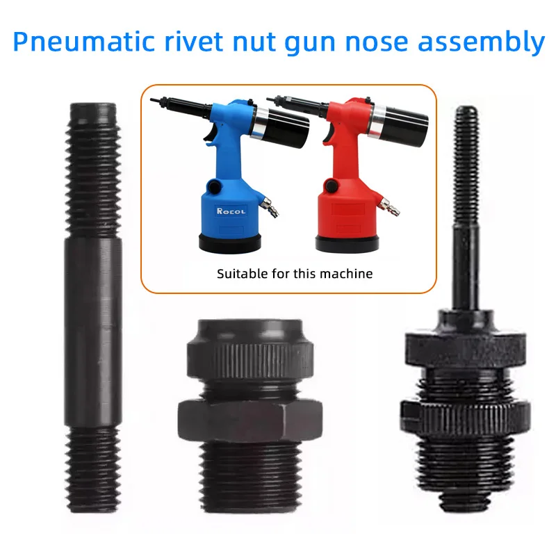 Hydraulic Automatic Pneumatic Rivet Nut Gun Nose Assembly Double ...
