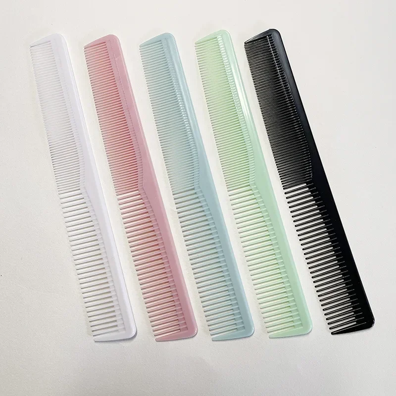 Hair Comb Plastic Anti-static Hairdressing Brush Candy Color Salon ...