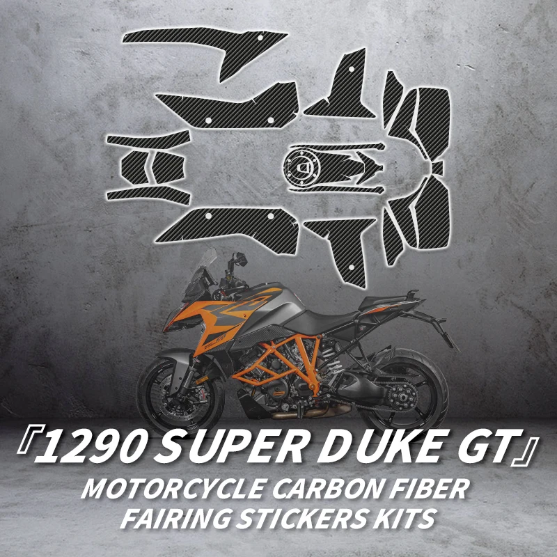 For-KTM-1290-Super-Duke-GT-Bike-Carbon-Fiber-Fairing-Stickers-Of ...