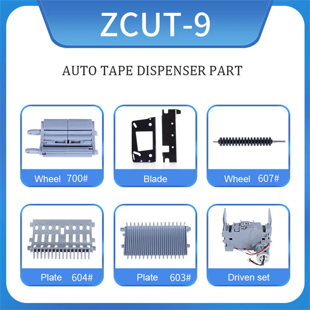 ZCUT-9-Original-Automatic-Tape-Cutting-Machine-Scissors-Box-Baffle-Blade-Sensor-Auto-Tape ...