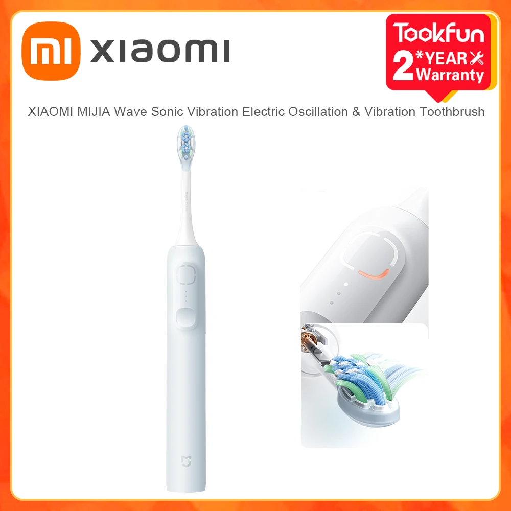 XIAOMI MIJIA Wave Sonic Vibration Cepillo de dientes eléctrico con ...