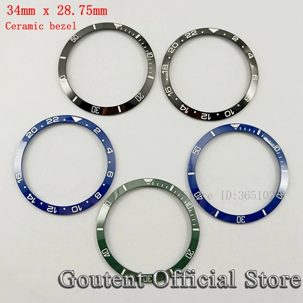 36mm Ceramic Bezel Insert | Ceramic Spare Parts | Bezel Insert Watch ...