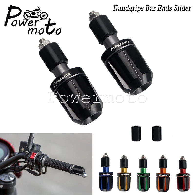 For-Kawasaki-Yamaha-Honda-Harley-Motorcycle-Handle-Bar-Grips-Ends ...