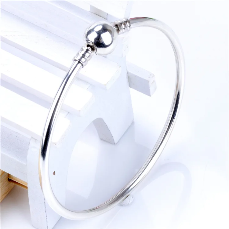 Pandora-925-prata-esterlina-fivela-redonda-pulseira-cl-ssico-fivela-diy ...