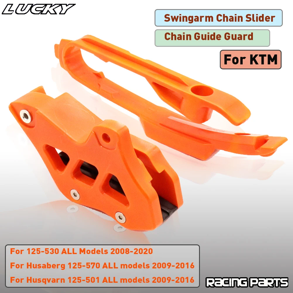 Motorcycle-Chain-Guide-Guard-Chain-Slider-Guide-Protect-Set-For-KTM-SX ...