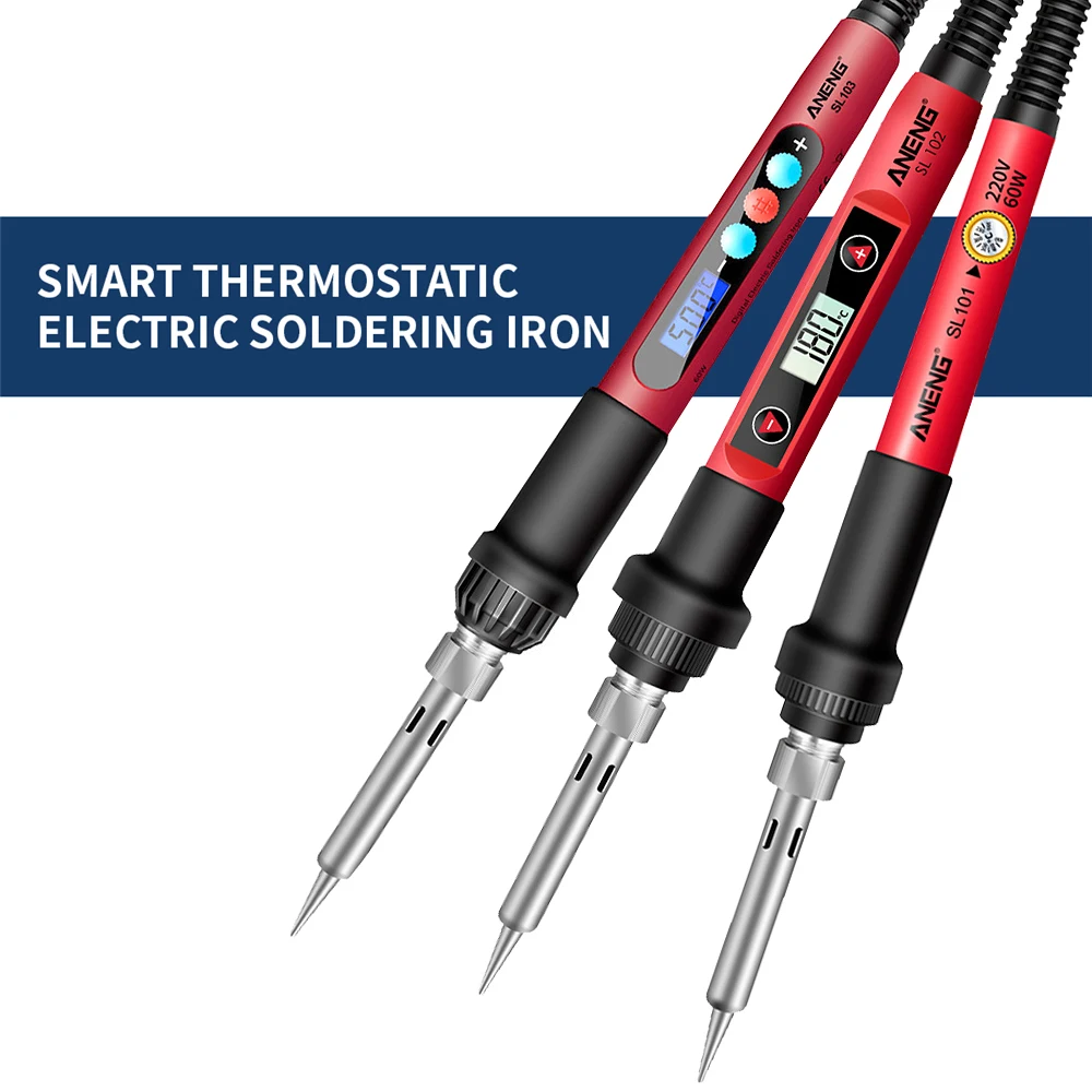 New-Adjustable-Constant-Temperature-Electric-Soldering-Iron-LCD-Digital ...